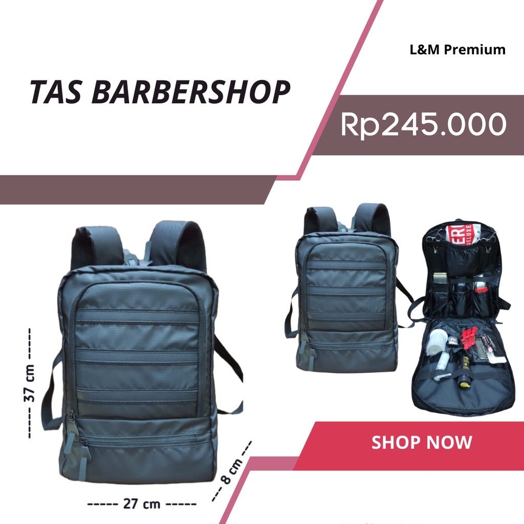 Jual TAS BARBERSHOP TAS BARBER TOOLS TAS CAPSTER KAPSTER STYLISH ...