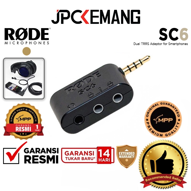 Jual Rode SC6 Rode SC 6 Dual TRRS Input and Headphone Output for ...