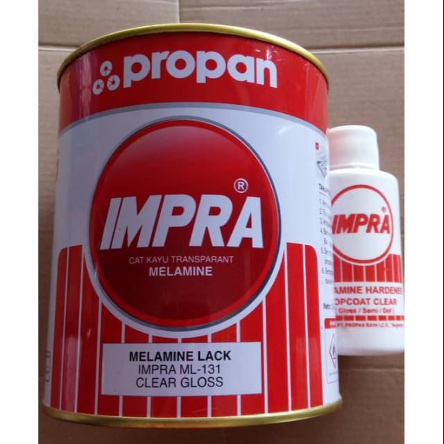 Jual Impra Melamine Lack ML-131 Clear gloss clear doff semi gloss 1 kg ...