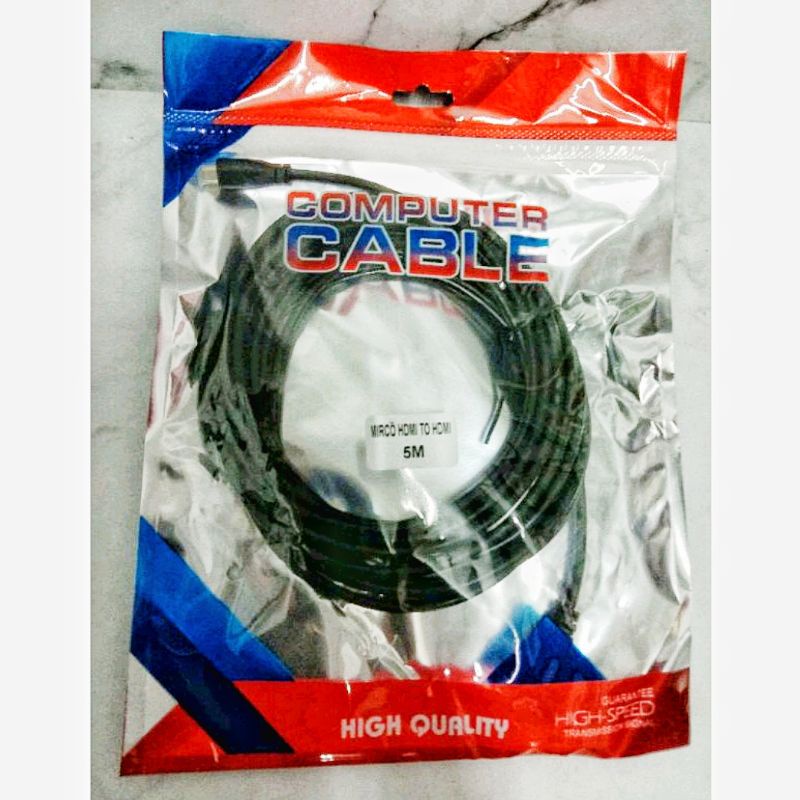 Jual KABEL HDMI TO MICRO 5METER - KABEL HDMI MICRO 10METER SUPPORT FULL ...