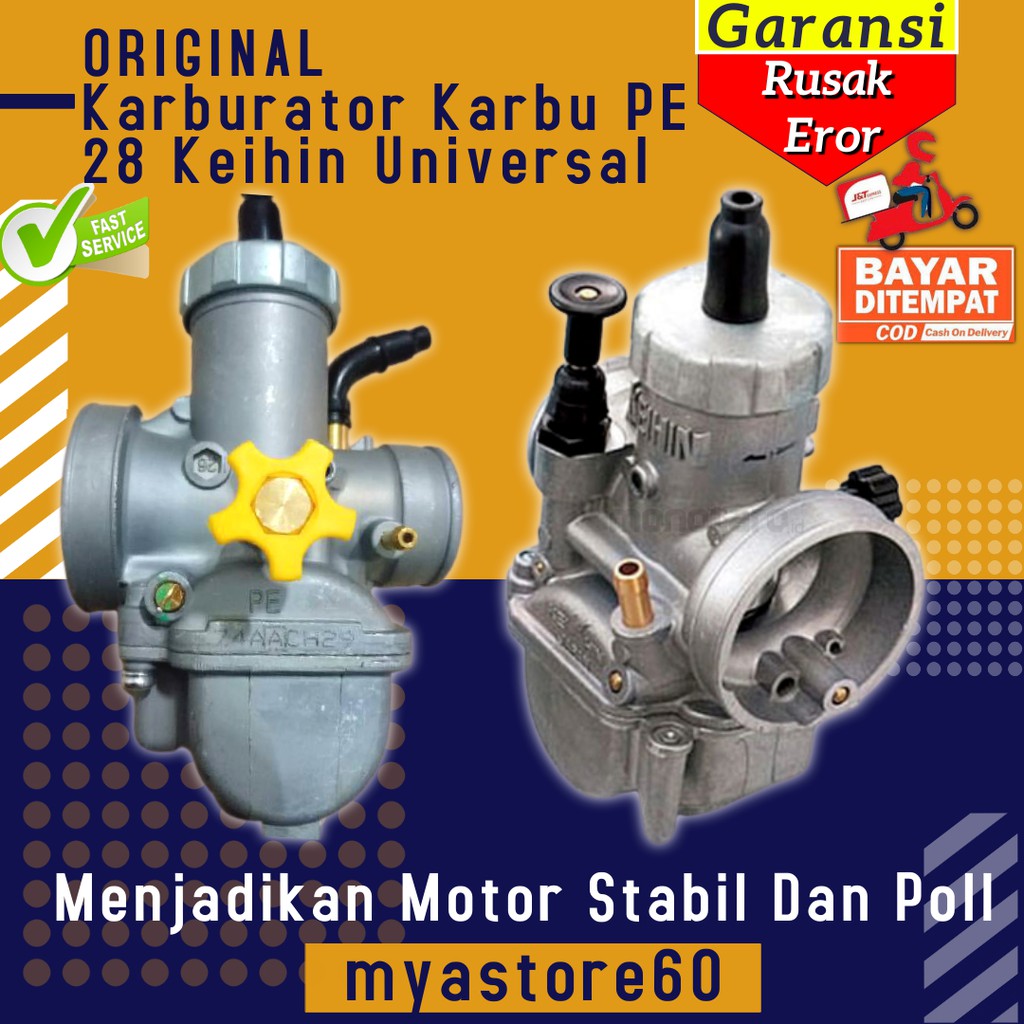Jual Karburator Karbu Carburator Karbulator PE 28 PE28 Keihin Original ...