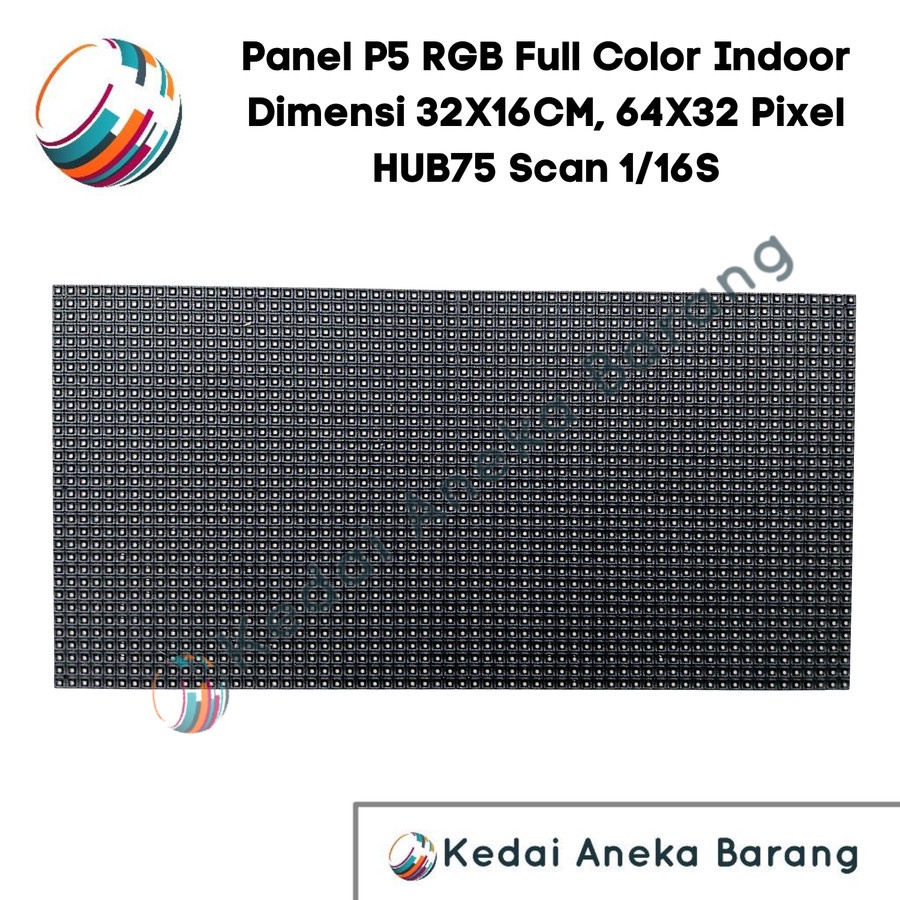 Jual Panel Module Modul LED P5 Running Text SMD RGB Full Color Indoor ...