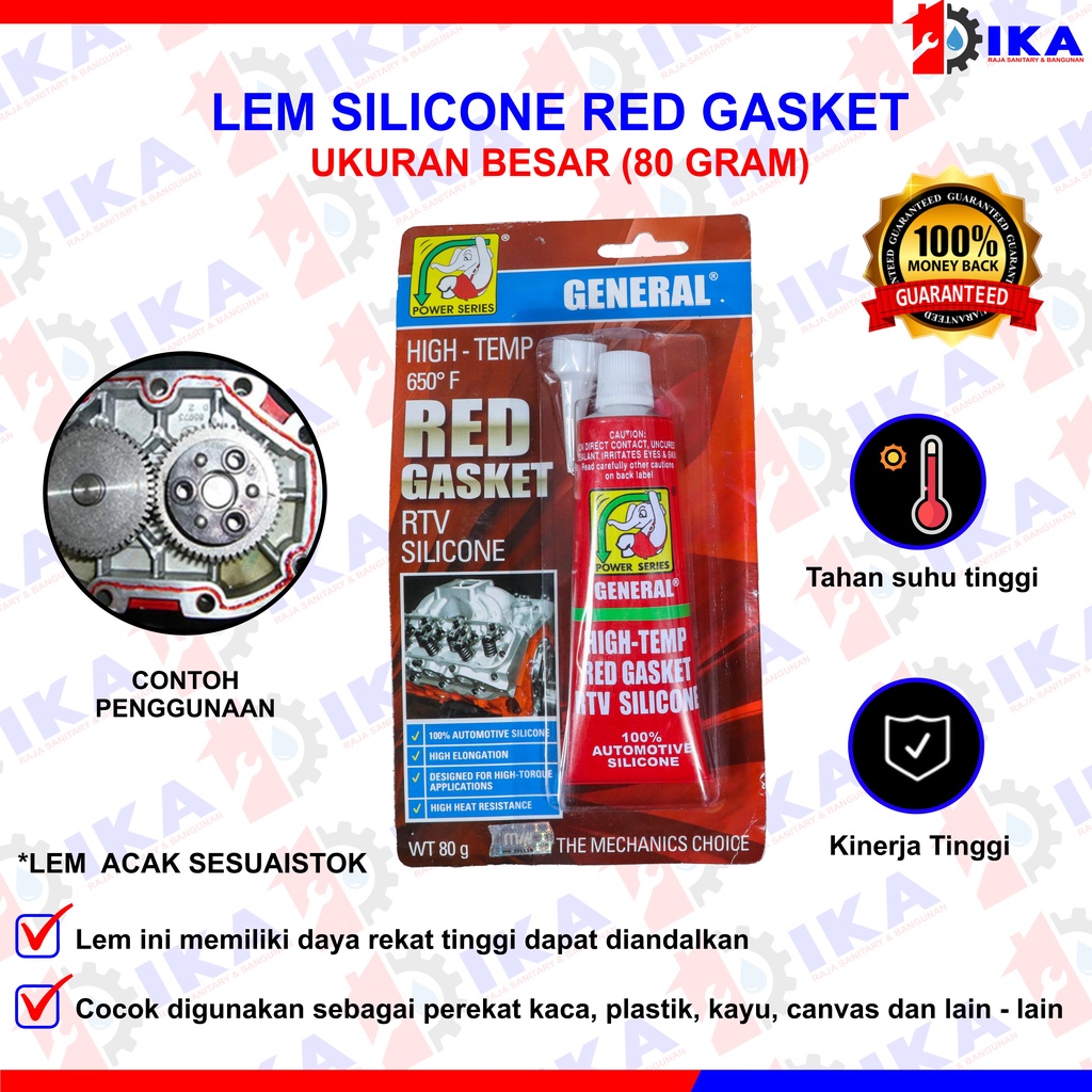 Jual LEM SILIKON GASKET RTV TAHAN PANAS UNTUK PAKING MESIN DAN RADIATOR ...