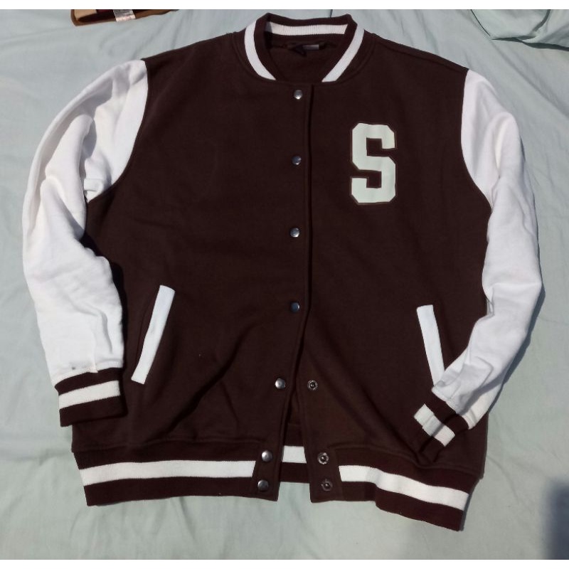 Jual h&m baseball/Varsity jacket (second original) | Shopee Indonesia