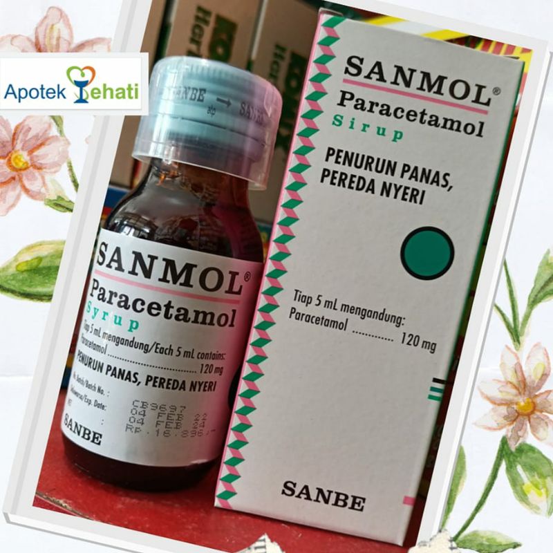 Jual Sanmol Sirup 60 mL Paracetamol 120 mg | Shopee Indonesia