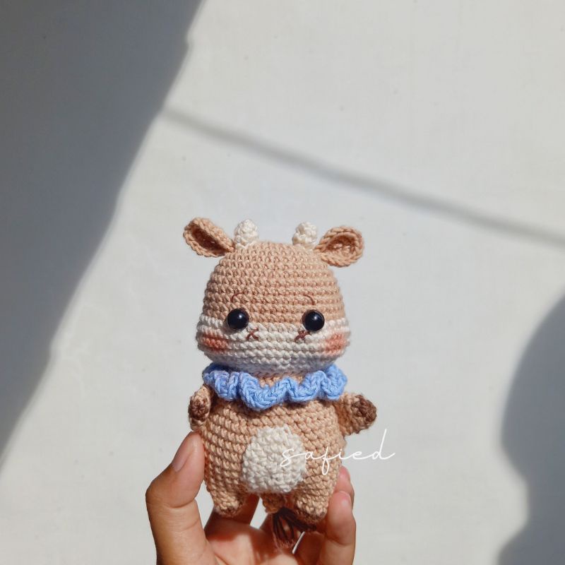 Jual Boneka Rajut Sapi / Cow Amigurumi (Boneka Rajut / Crochet Doll ...