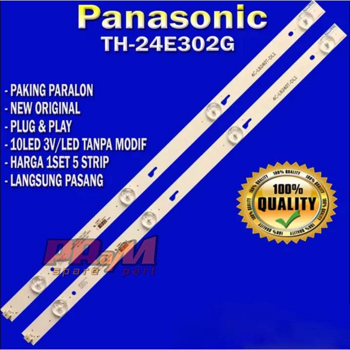 Jual BACKLIGHT LAMPU LED TV PANASONIC 24 INCH TH-24E302G 24E302 ...