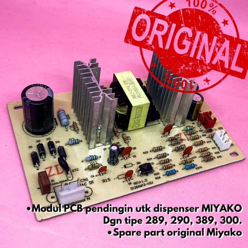 Jual Modul PCB Pendingin dispenser Miyako WD 289,290,389,390 HC,WDP 200 ...