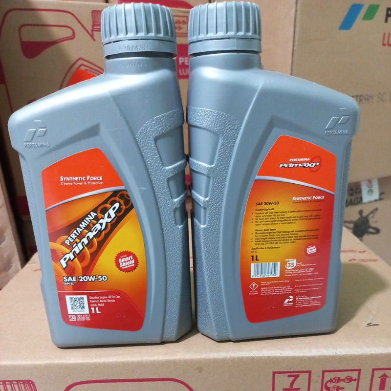 Jual oli pertamina prima xp sae 20w-50 1 liter | Shopee Indonesia