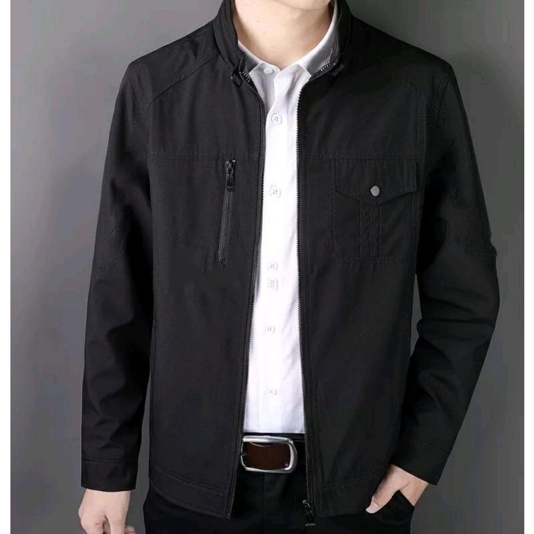 Jual JAKET FORMAL PRIA TERBARU SEMI JAS FASHION JASKET SANTRI CASUAL ...