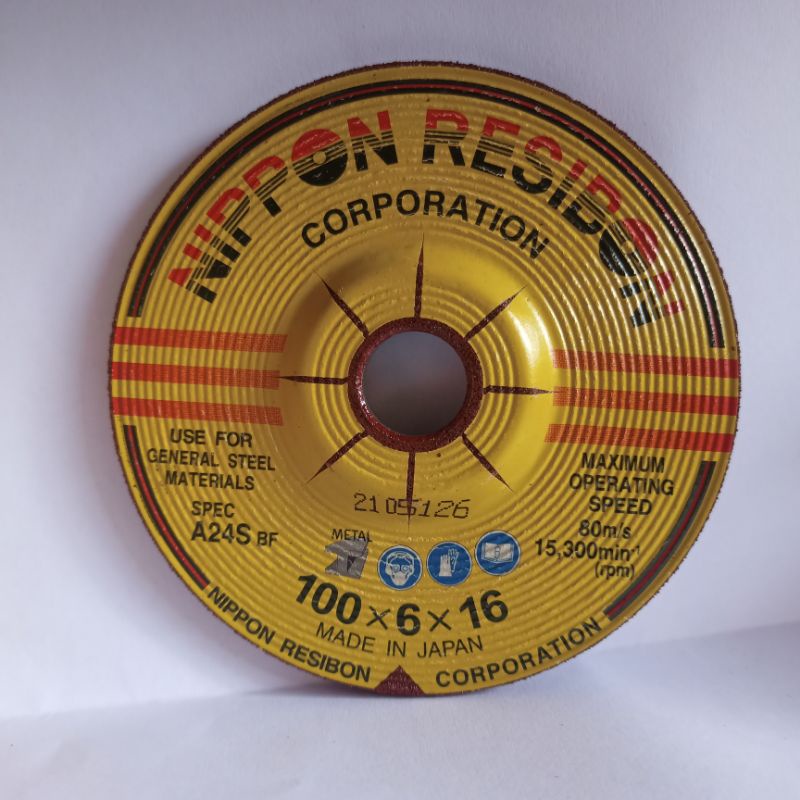 Jual NIPPON RESIBON 4X6 (ASAH) POLES 4" | SLEP GERINDA TEBAL 4 inch ...