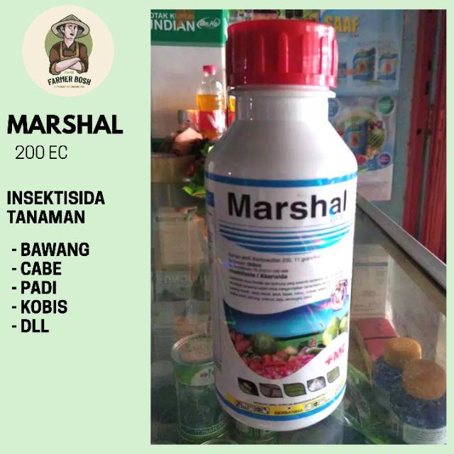 Jual INSEKTISIDA MARSHAL 200EC 100ML-500ML - PESTISIDA OBAT PUPUK CAIR TANAMAN PERTANIAN ...