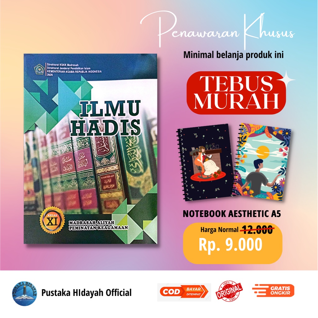 Jual Buku Siswa ILMU HADIS Peminatan Kelas 11 Madrasah Aliyah - KEMENAG | Buku Pendidikan Agama ...