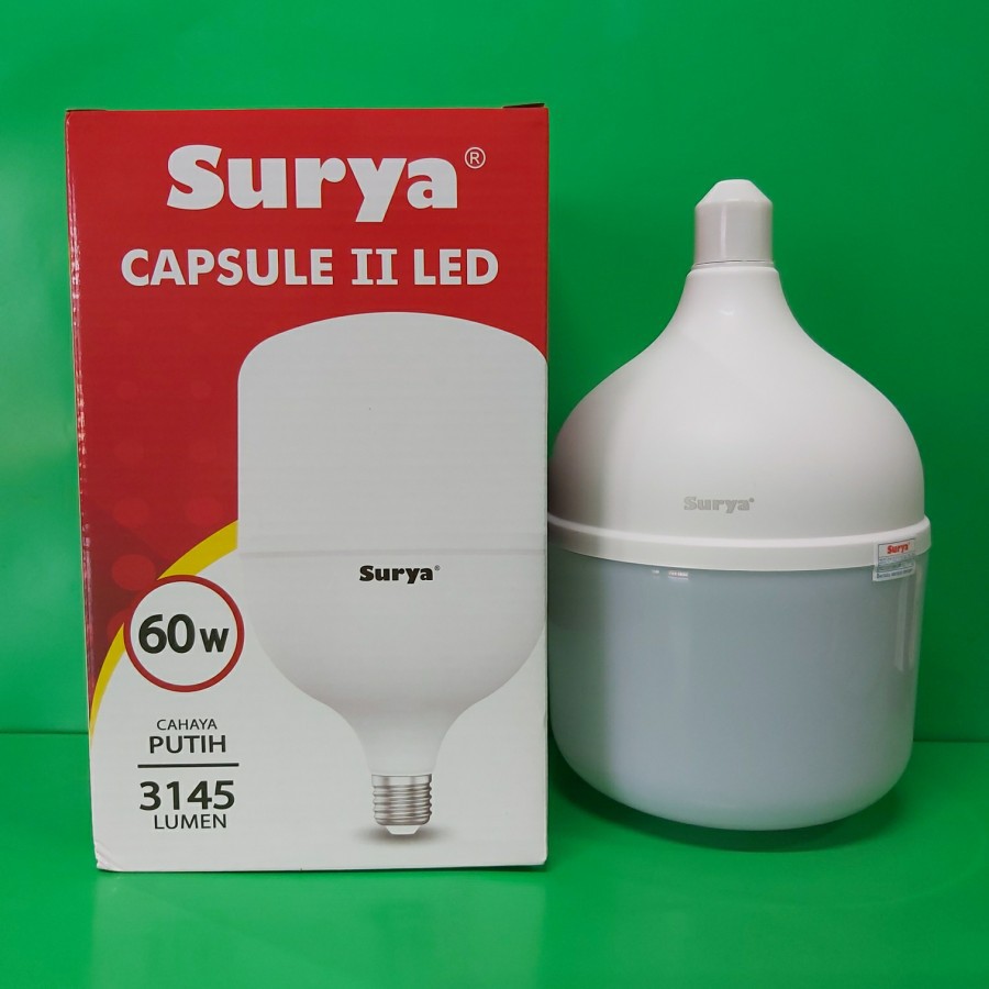 Jual Bola Lampu Surya Capsule Kapsul LED 60w 60 w 60watt 60 Watt | Shopee Indonesia