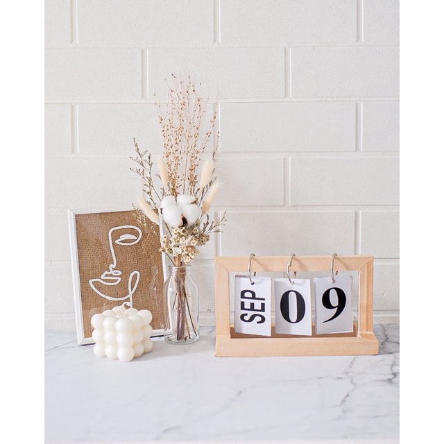 Jual KALENDER AESTHETIC | KOREAN DECORATION CALENDER | KALENDER ABADI ...