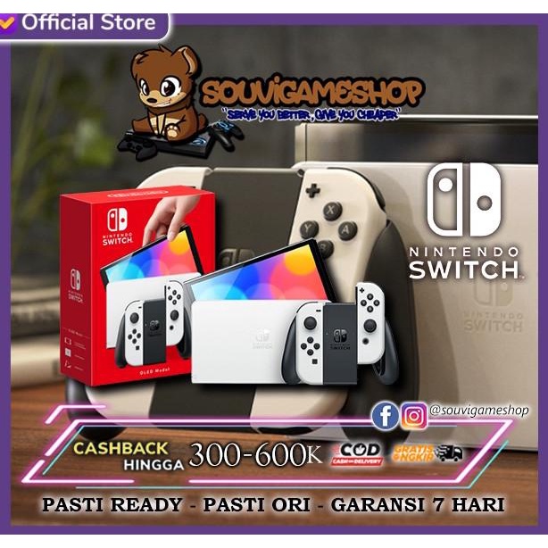 Jual GAME CONSOLE PALING MURAH!! NINTENDO SWITCH OLED MODEL VERSION ...