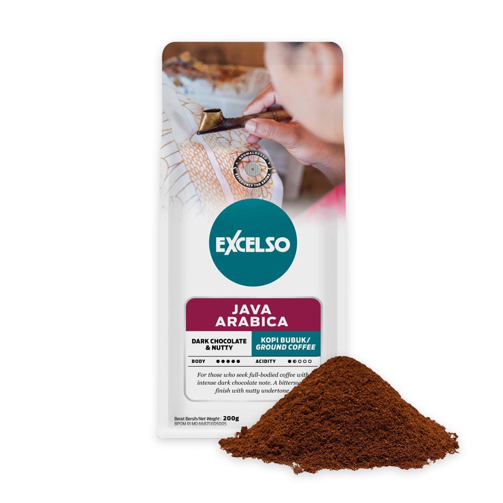 Jual Excelso Kopi Java Arabica Bubuk 200G | Shopee Indonesia
