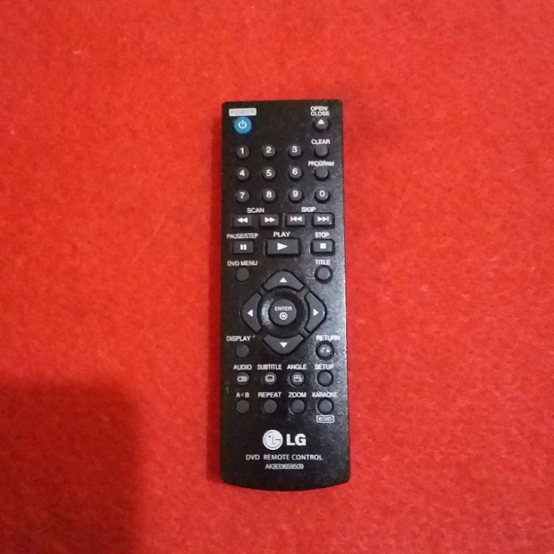 Jual REMOTE CONTROL DVD LG SERI AKB33659509 ORIGINAL | Shopee Indonesia