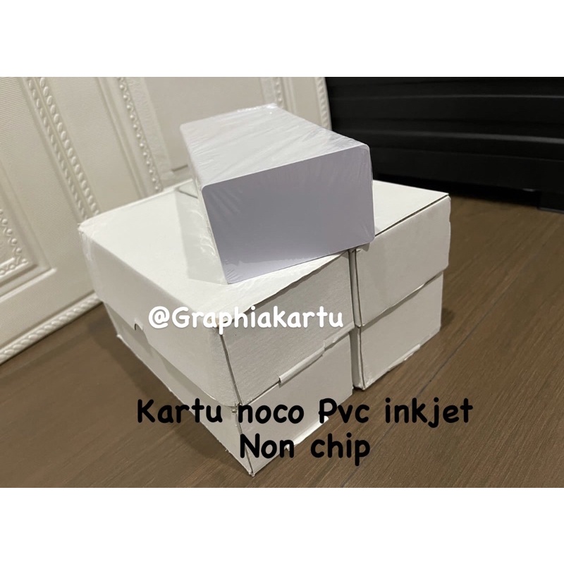 Jual kartu pvc noco inkjet/pvc polos inkjet/kartu noco polos/kartu pvc ...