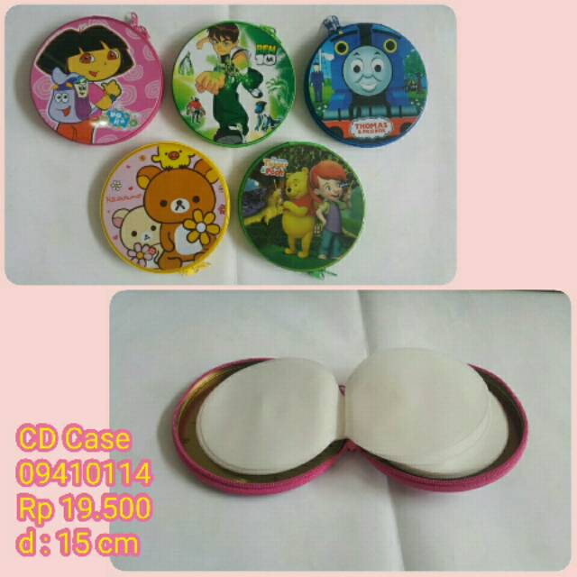 Jual CD case bulat karakter isi 24pcs | Shopee Indonesia