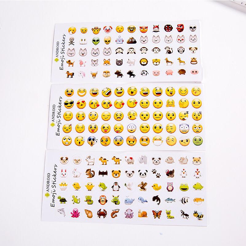 Jual STIKER EMOJI / STIKER EMOTICON LUCU / STICKER HIAS BENTUK EMOTICON ...