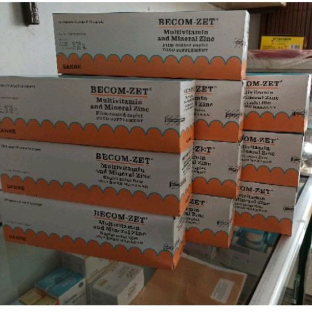 Jual Caviplex Cdez Multi Vitamin C, Bionicom Zinc, Becom Zet, Bexicom Z ...