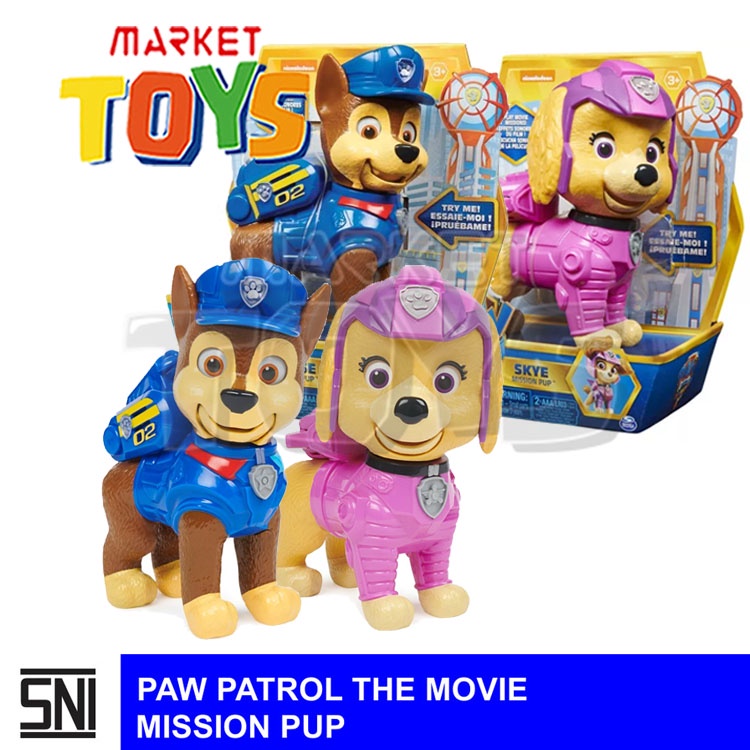 Jual Paw Patrol The Movie - Mission Pup Mainan Anak Action Figure ...