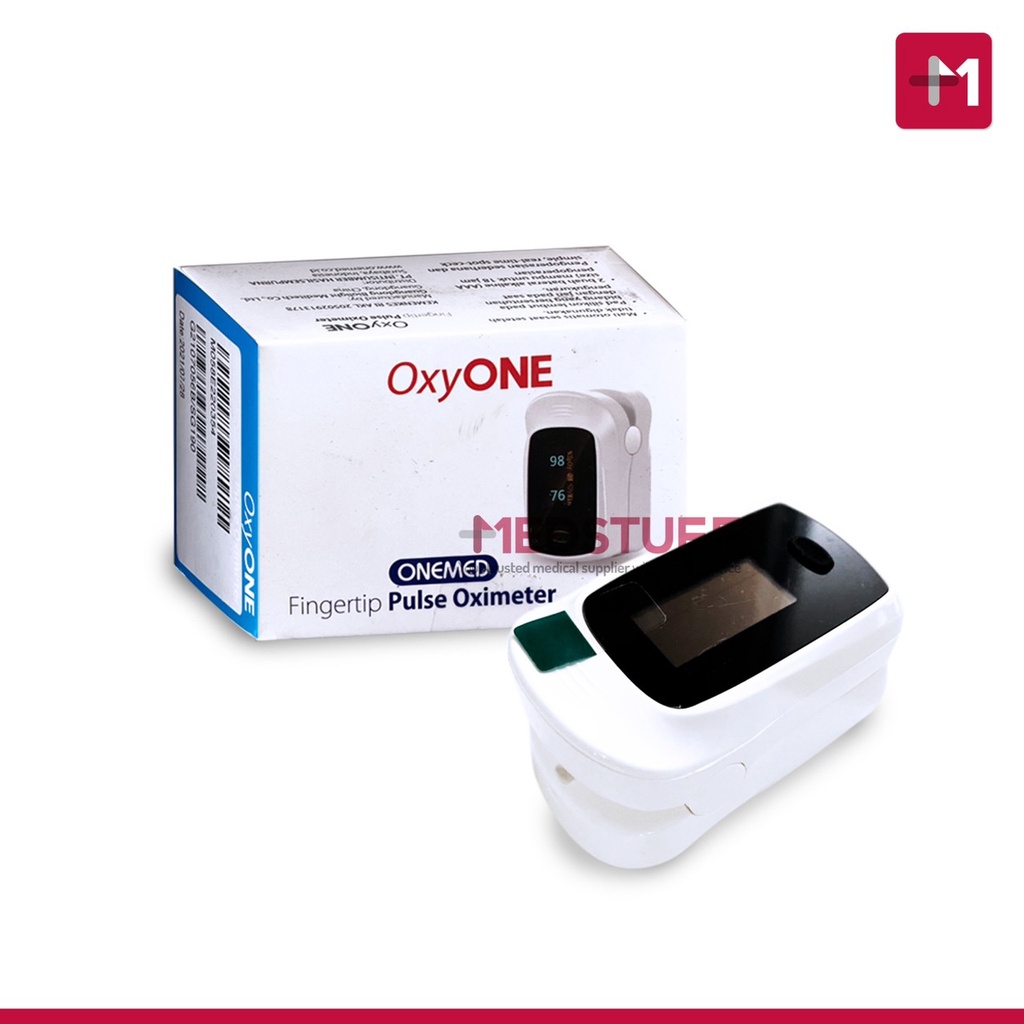 Jual OxyOne Fingertip Pulse Oximeter Onemed | Shopee Indonesia
