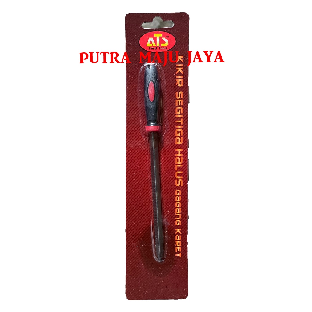 Jual KIKIR BESI FILE GAGANG KARET 4" ATS KIKIR SEGITIGA GERGAJI ATS | Shopee Indonesia