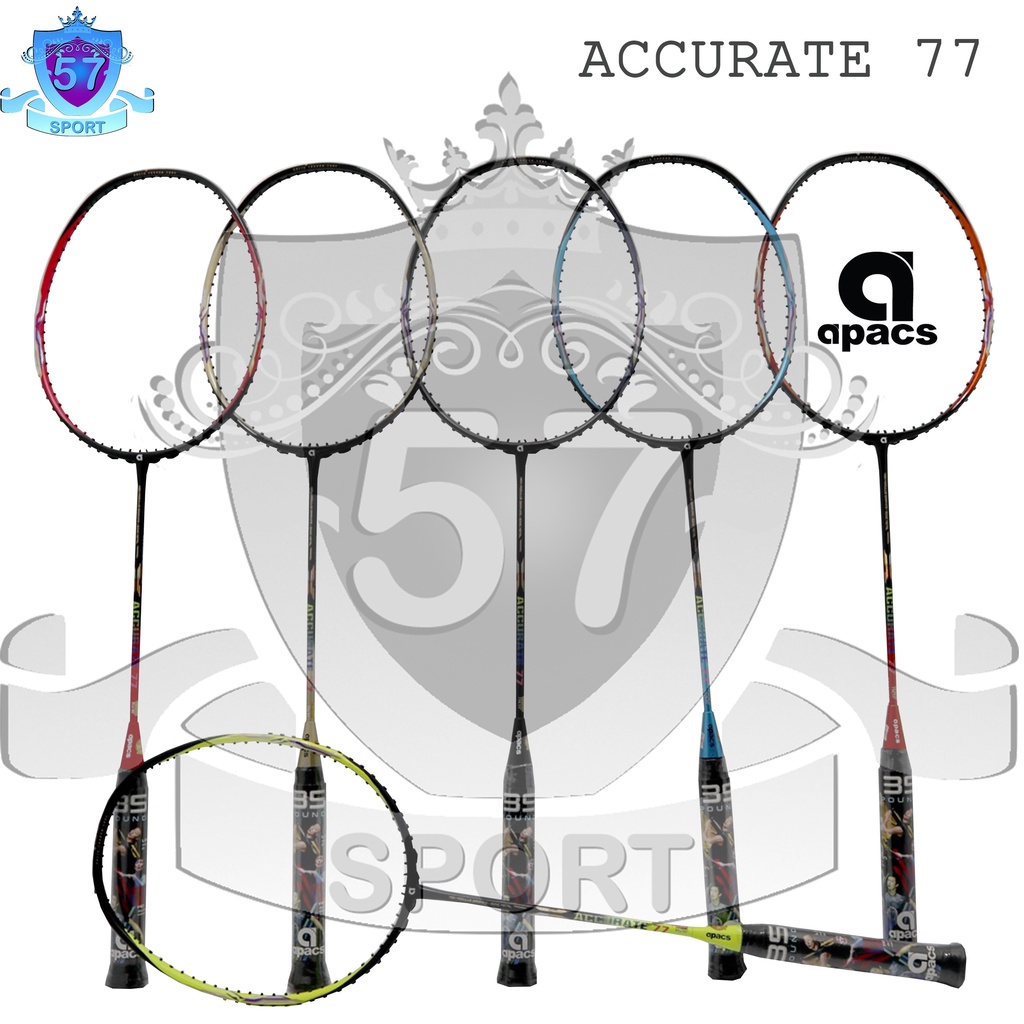 Jual Raket Original Apacs Accurate 77 Original Bonus Senar dan Tas ...