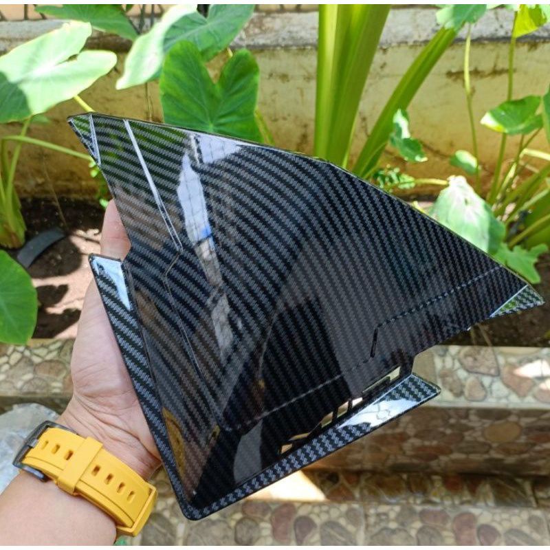 Jual visor mio m3 carbon kaebon hitam zoro | Shopee Indonesia