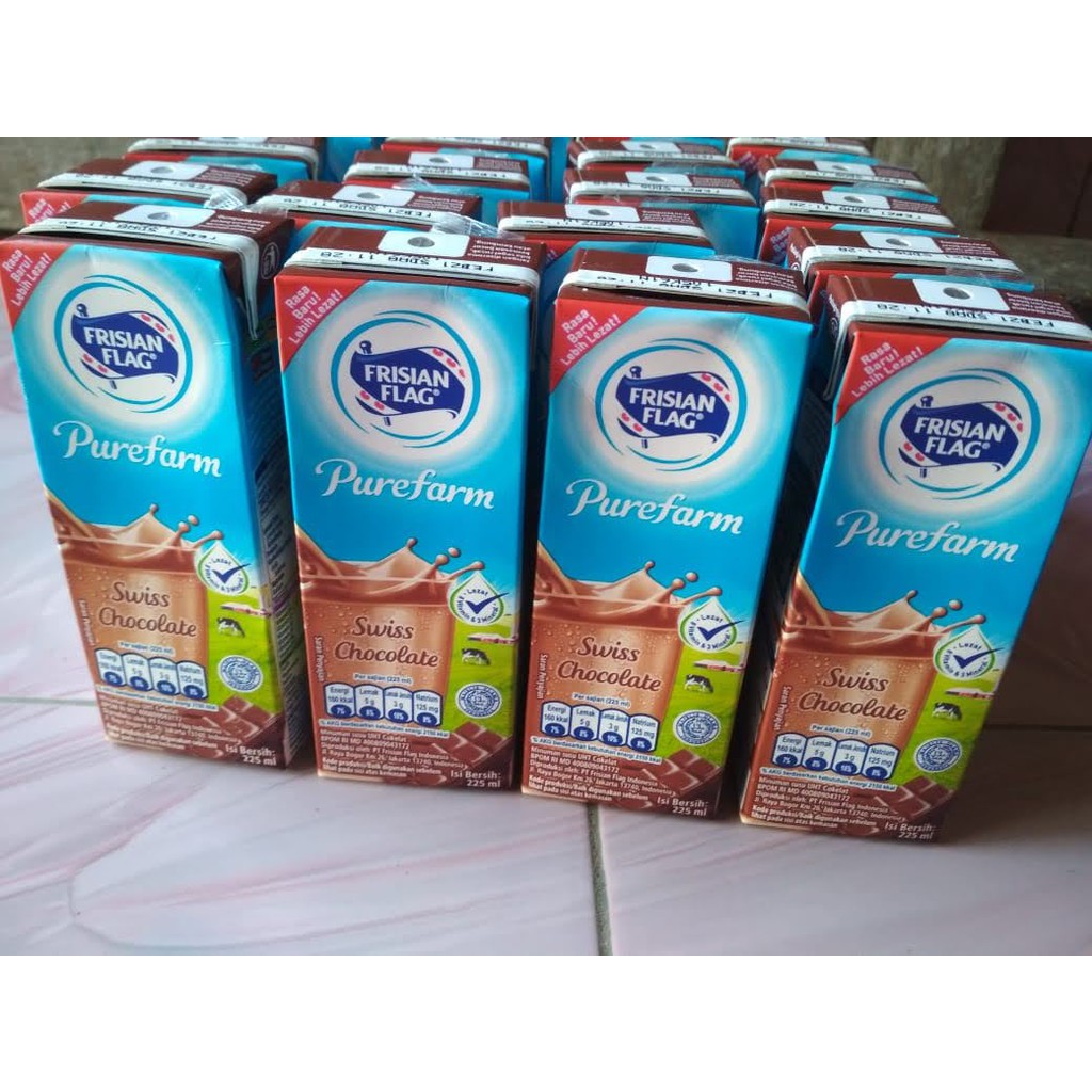 Jual Susu UHT Frisian Flag Swiss Chocolate 225ml | Shopee Indonesia