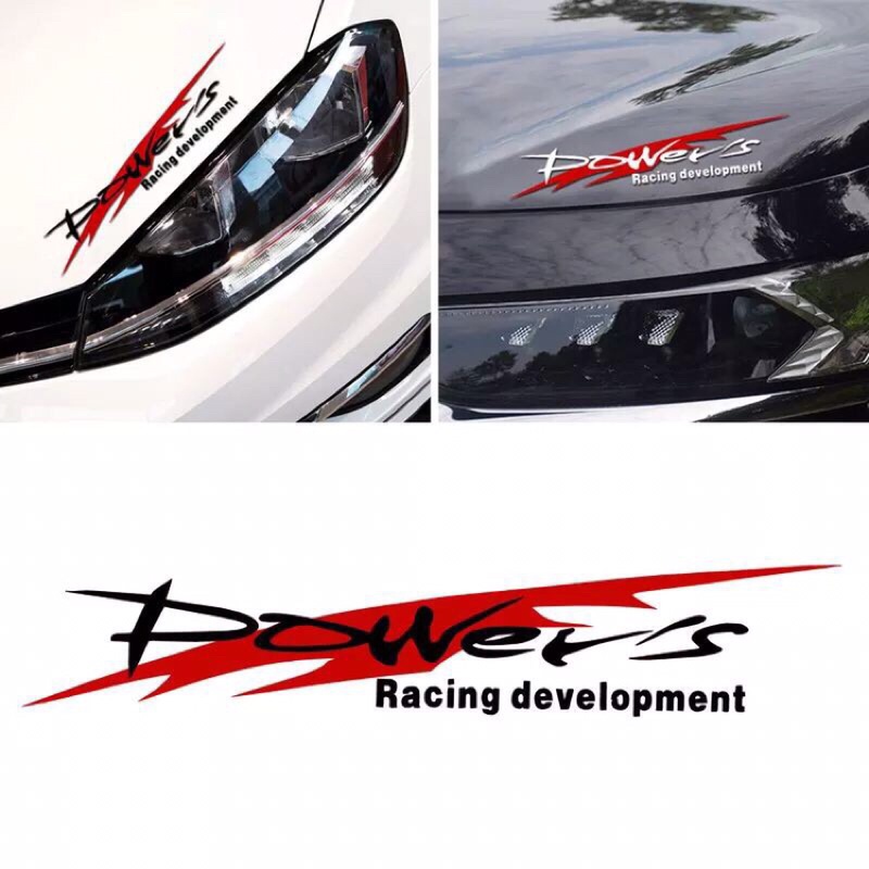 Jual STIKER MOBIL STICKER CUTTING POWER RACING DEVOLEPMENT kap mobil ...