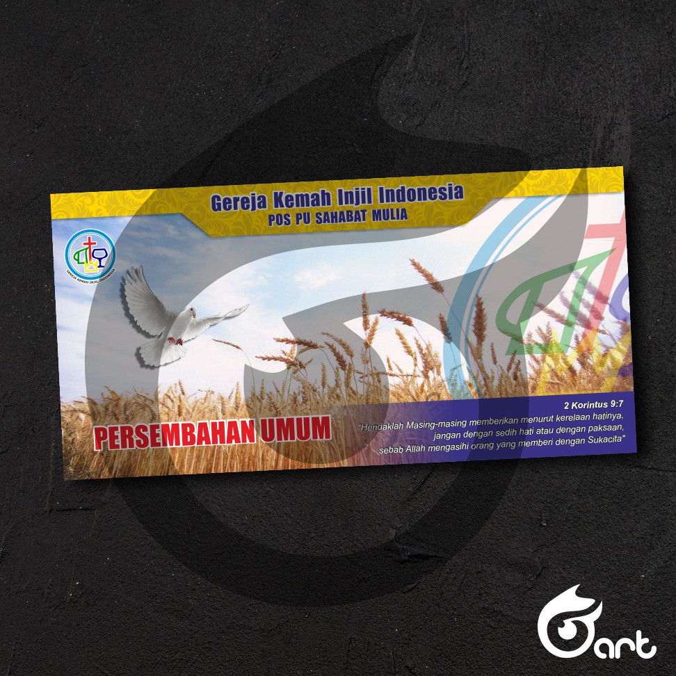 Jual AMPLOP PERSEMBAHAN UMUM GEREJA KEMAH INJIL INDONESIA (GKII) GLOSSY ...