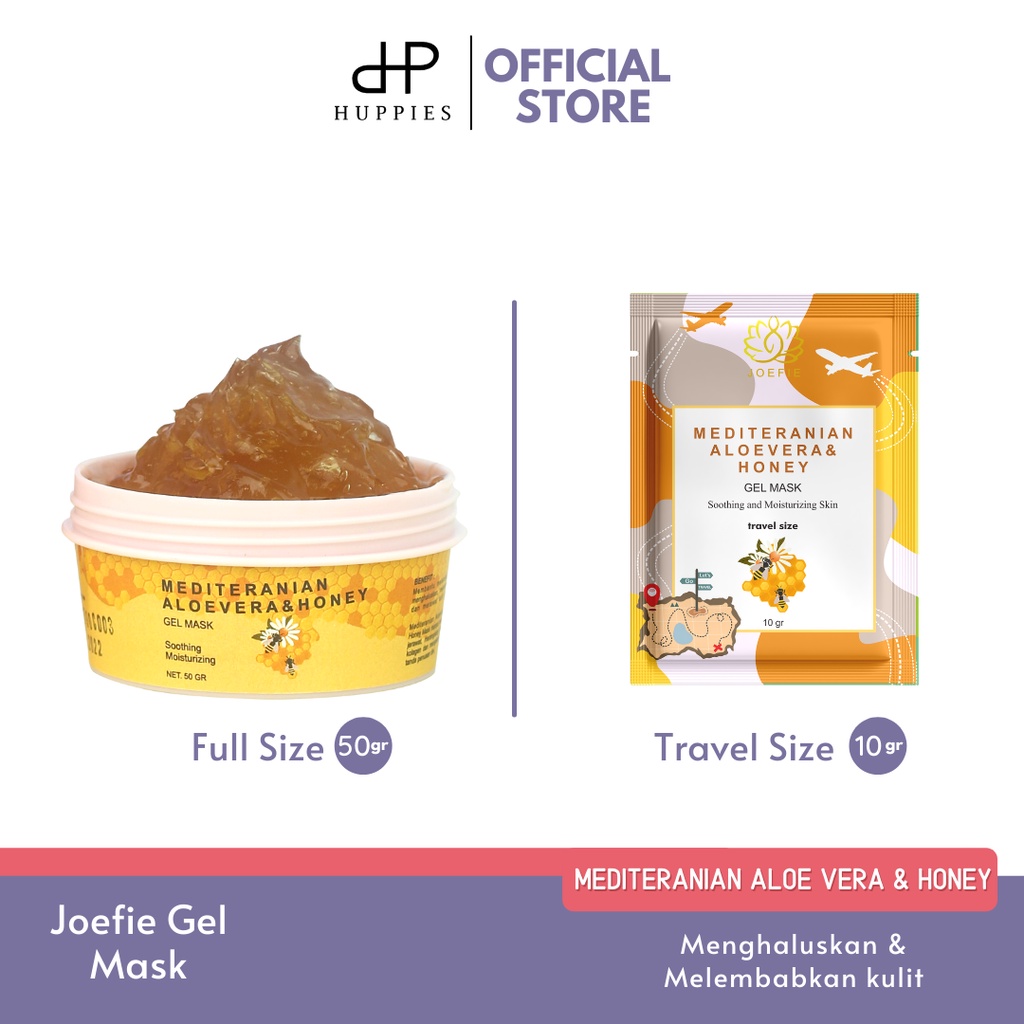 Jual Masker Gel Mask Praktis Joefie Mediteranian Aloe Vera & Honey Gel ...
