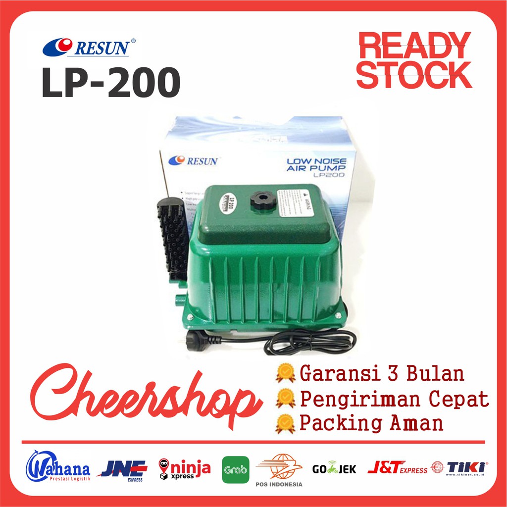 Jual RESUN LP 200 POMPA UDARA AERATOR AIR PUMP AQUARIUM KOLAM LP200 ...