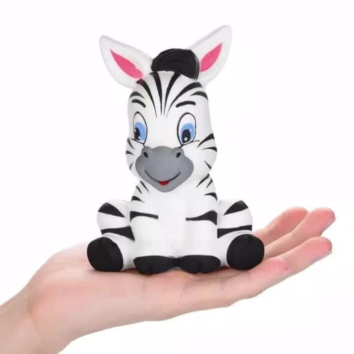 Jual Squishy Zebra Duduk Mainan Anak Squishy Binatang Zebra | Shopee ...