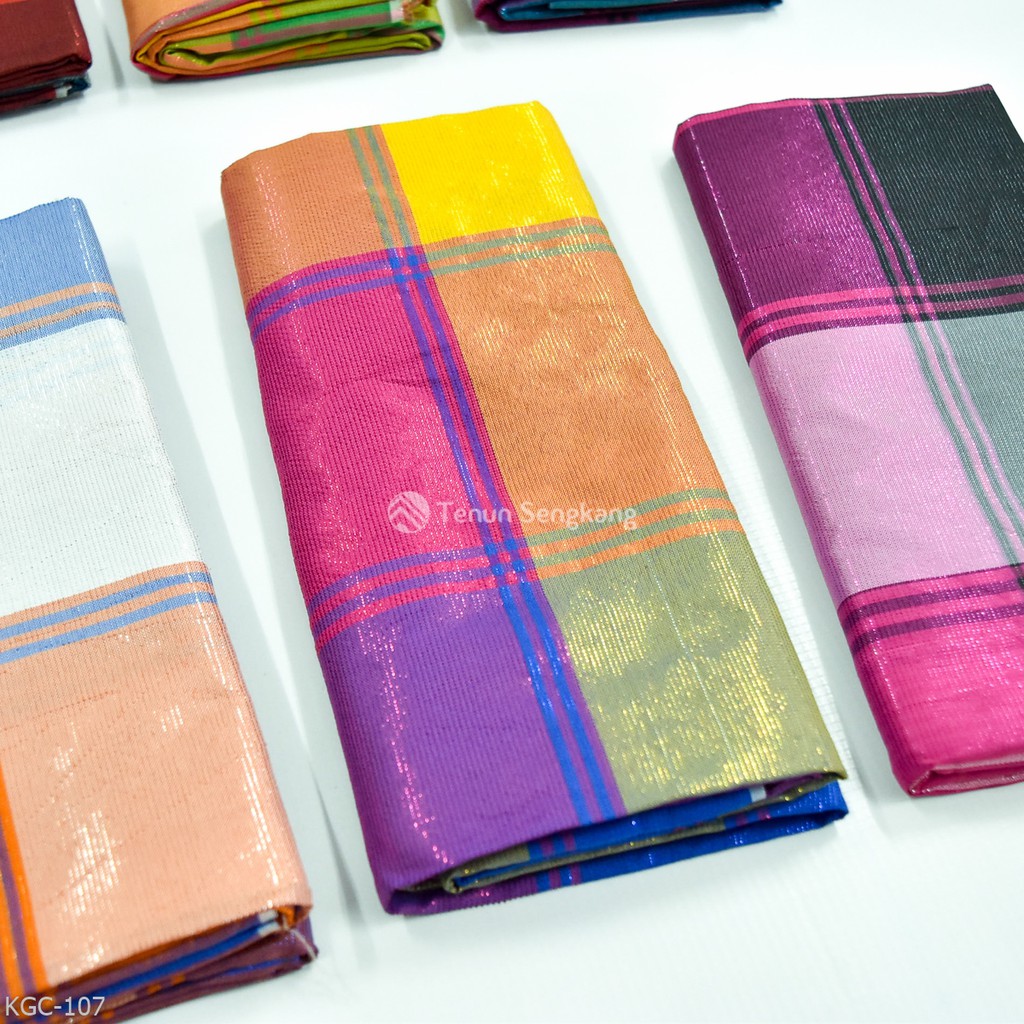 Jual Sarung Bugis Makassar Kotak Genggang - Tenun Sengkang KGC-1 (Harga ...