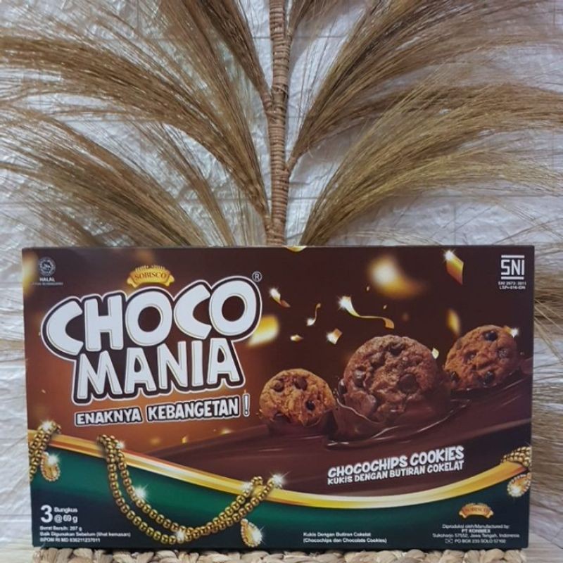 Jual Choco Mania Chocochips Cookies Gift Pack 207g (3 bungkus x 69gr ...