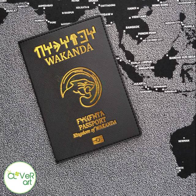 Jual Paspor WAKANDA - Black Edition - Avengers Infinity War Passport ...