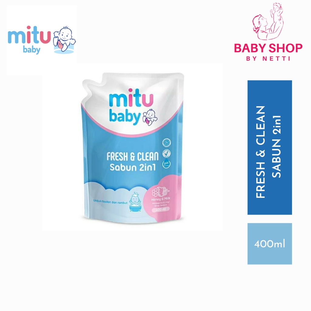 Jual MITU BABY FRESH & CLEAN SABUN 2in1 | Shopee Indonesia