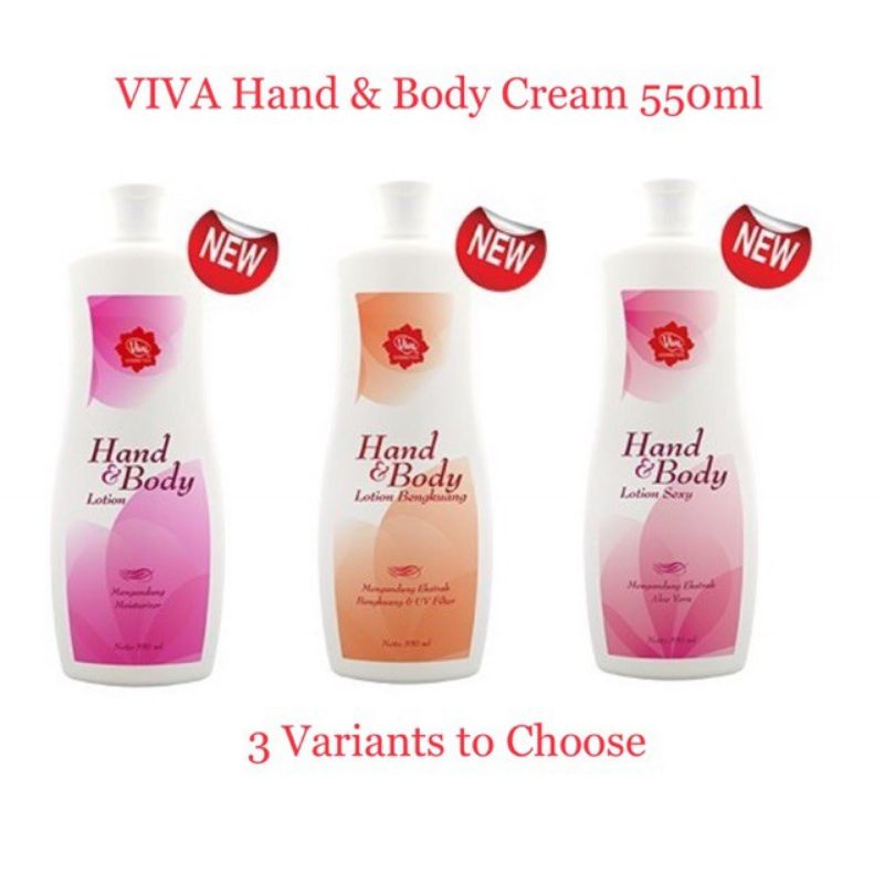 Jual Viva Hand & Body Lotion 550ml | Shopee Indonesia