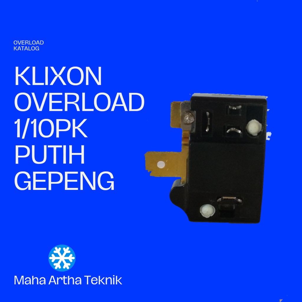 Jual Klixon Overload 1/10PK Gepeng Putih untuk Kulkas | Shopee Indonesia