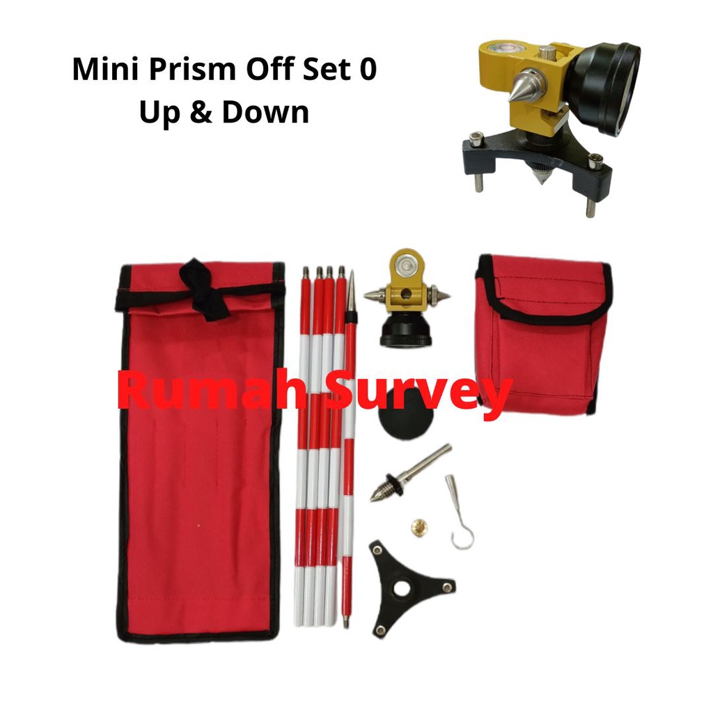 Jual MINI PRISMA / PRISMA MINI / MINI PRISM / MINI POLE + PRISMA MINI Model TOPCON + MINI STICK ...