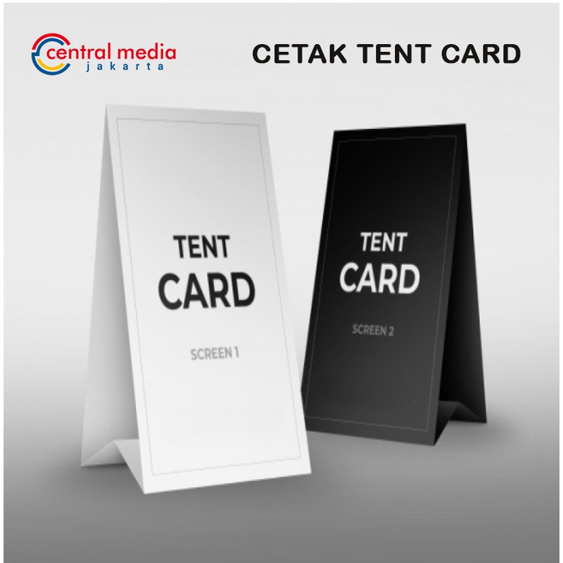 Jual Cetak Tent Card A5 Custom Menu Promosi | Shopee Indonesia