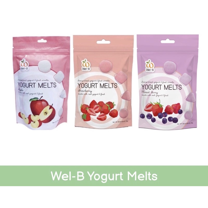 Jual Wel B Yogurt Melts WelB Snack Bayi Baby Anak | Shopee Indonesia