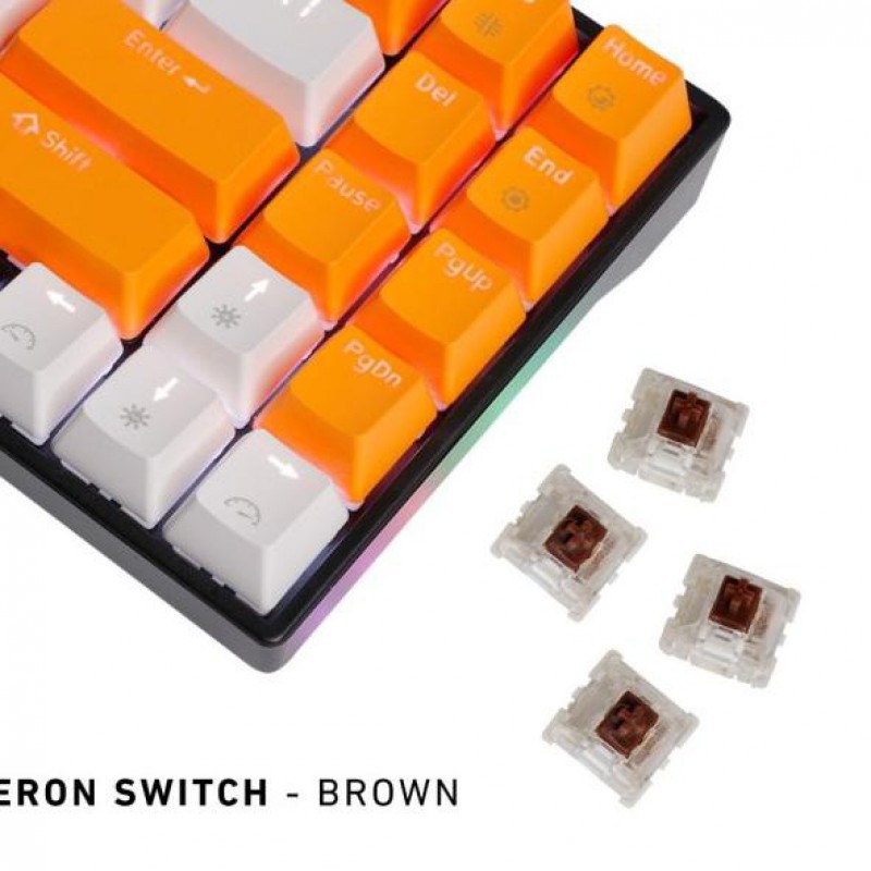 Jual Keyboard Rexus MECHANICAL BLUETOOTH DAXA M71 PRO BROWN SWITCH DUAL ...