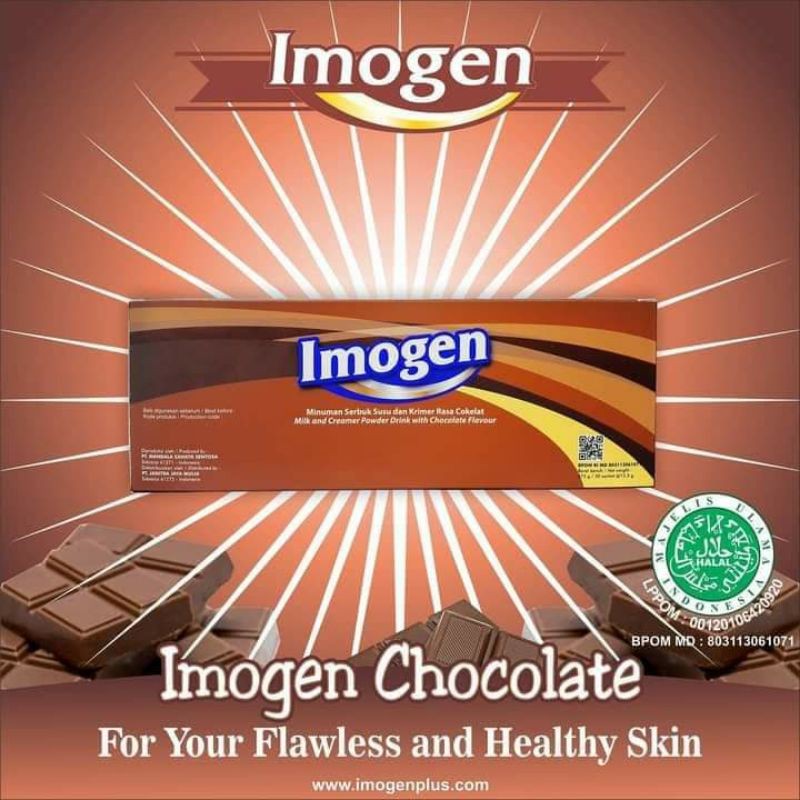 Jual IMOGEN COKELAT ORIGINAL (1 Box 30 saschet) | Shopee Indonesia