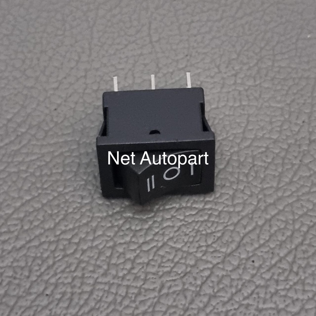 Jual Rocker Switch On Off On Dispenser Hitam 3P 3 Pin Saklar 3Pin ...