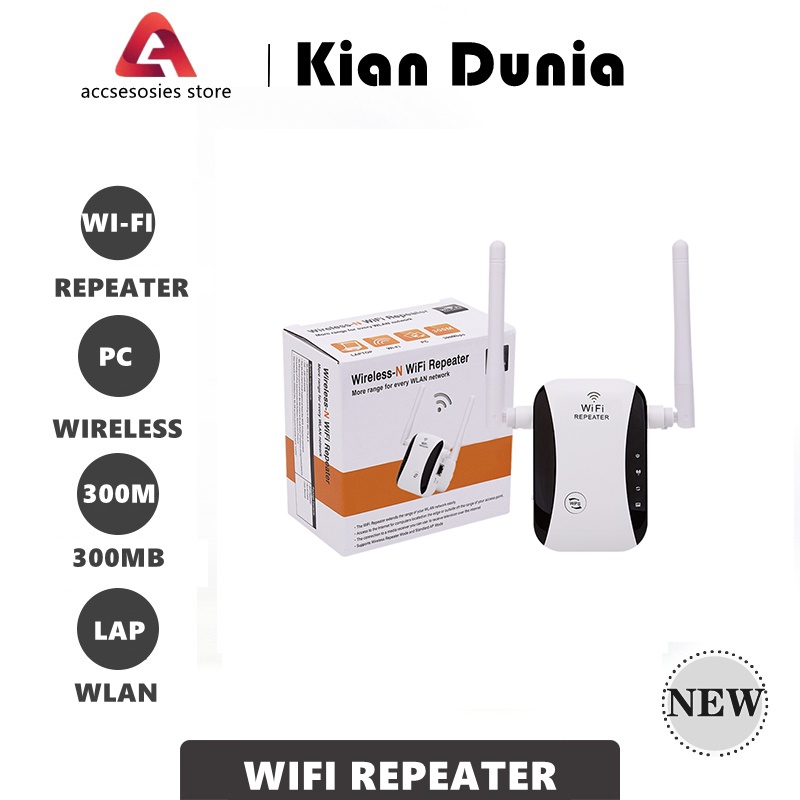 Jual WIRELESS Wifi Extender Wifi Portable Wifi Repeater 300Mbps Wifi ...